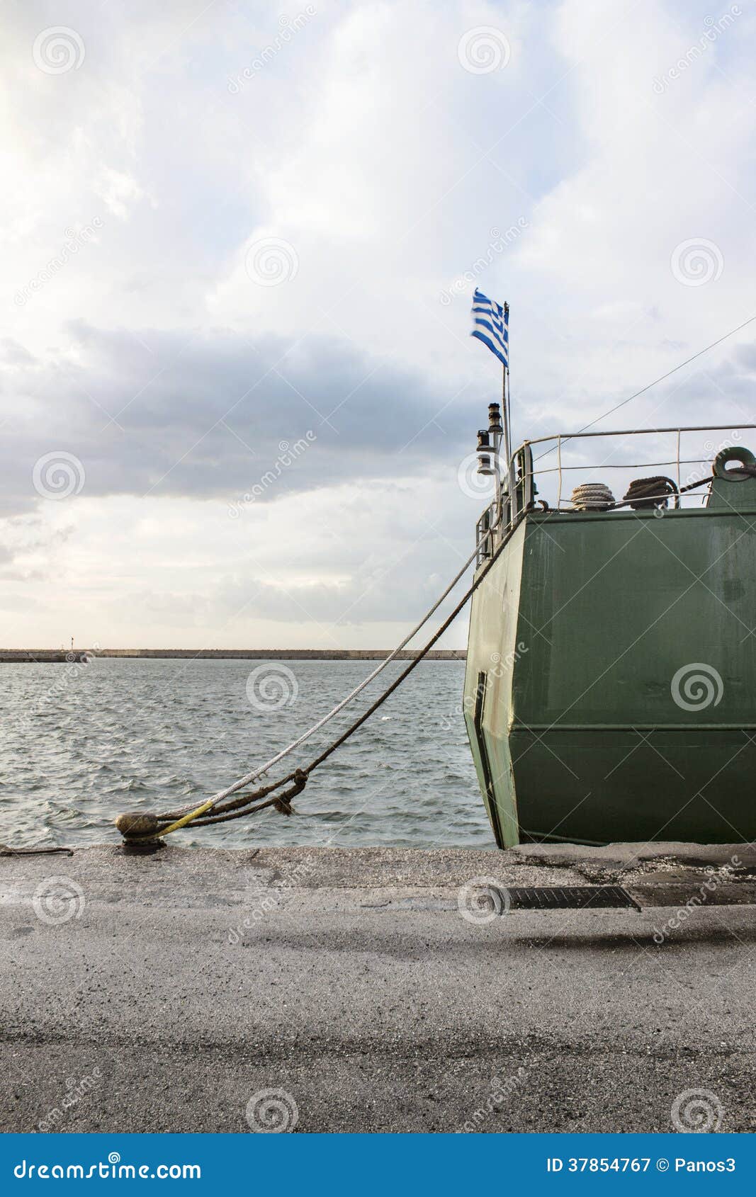 Cargo ship poop in harbor stock image. Image of poop - 37854767