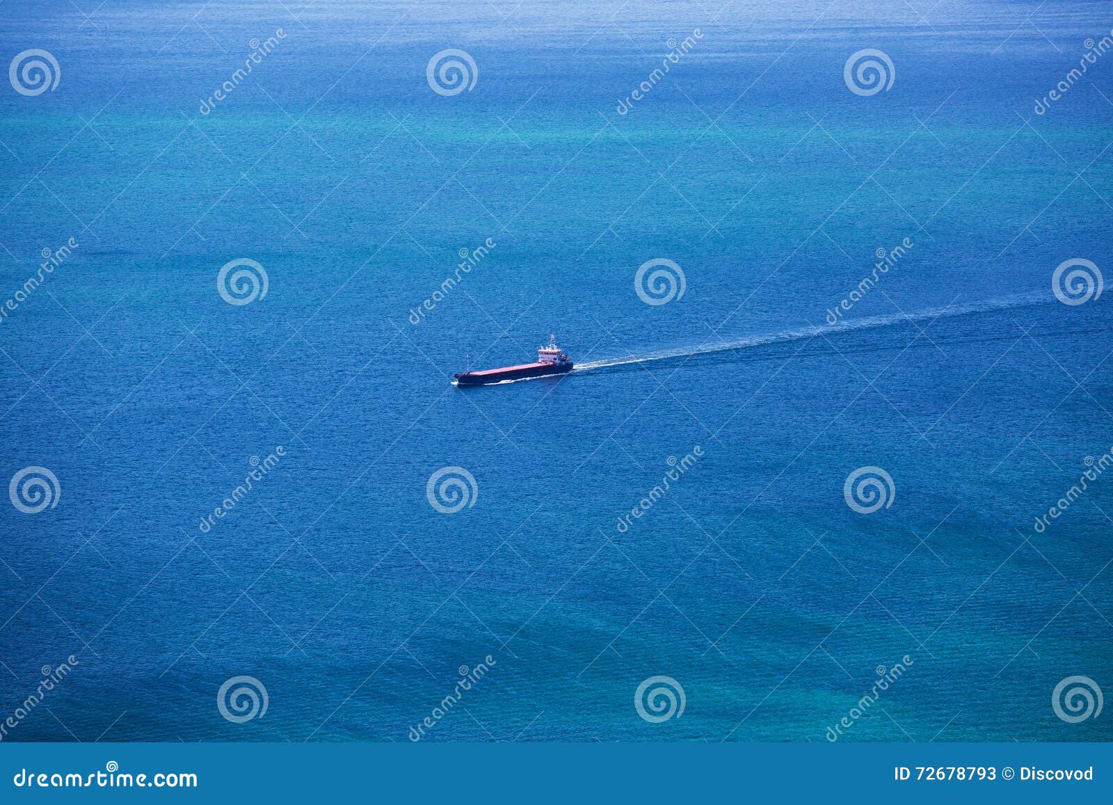 Cargo Ship Sailing in the Atlantic Ocean Stock Image - Image of ...