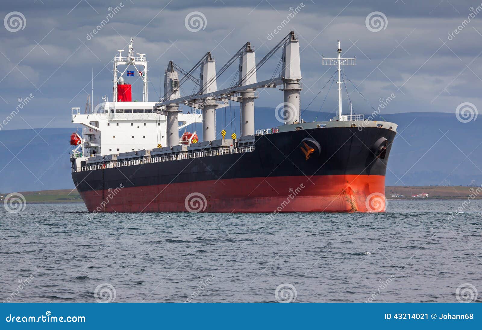 Cargo ship stock image. Image of justice, industrial - 43214021