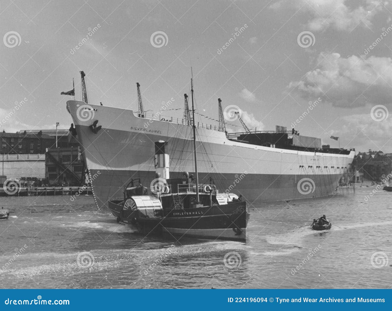 The Cargo Ship 'Silverlaurel' Afloat After Launch Picture. Image: 224196094
