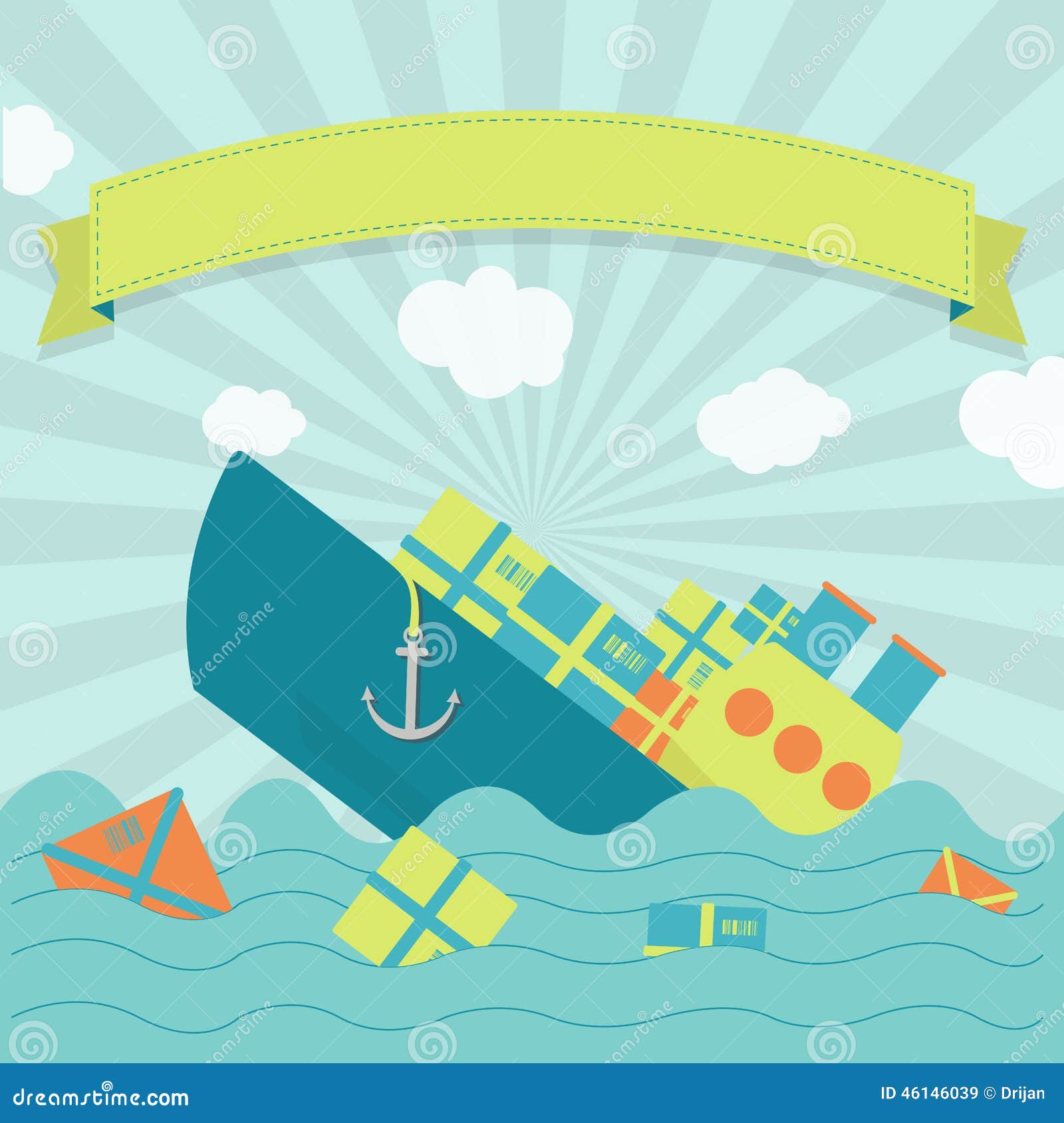 The Ship Is Sinking Icon. Element Of Ship Illustration. Premium Quality ...