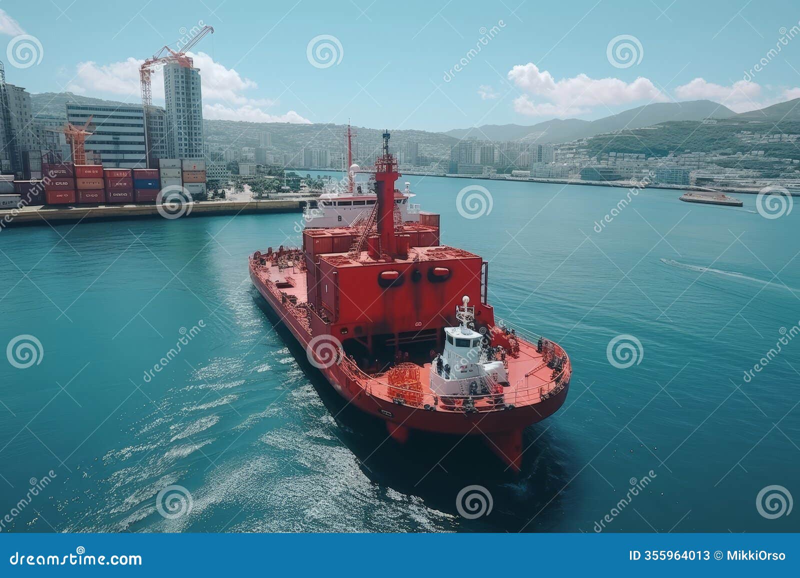 Stern Of A Container Ship Stock Photography | CartoonDealer.com #28206974