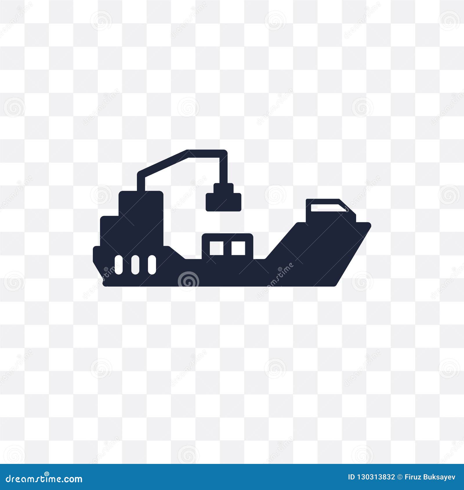 Cargo Ship Transparent Icon. Cargo Ship Symbol Design from Trans Stock ...