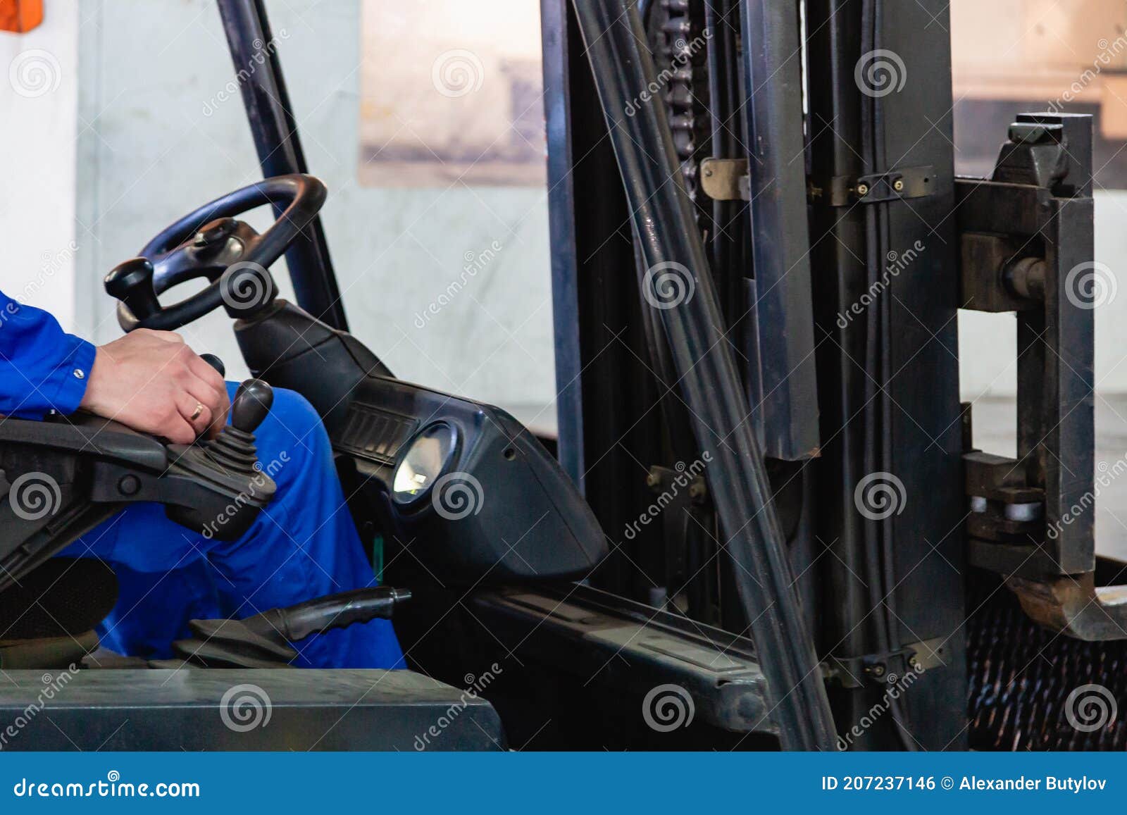 Cargo Shipment Loading for Truck. Warehousing Logistics and ...