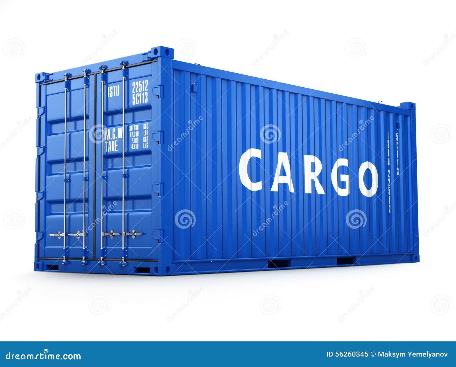 White Delivery Truck Mockup On Blue Background, Commercial Van Template ...