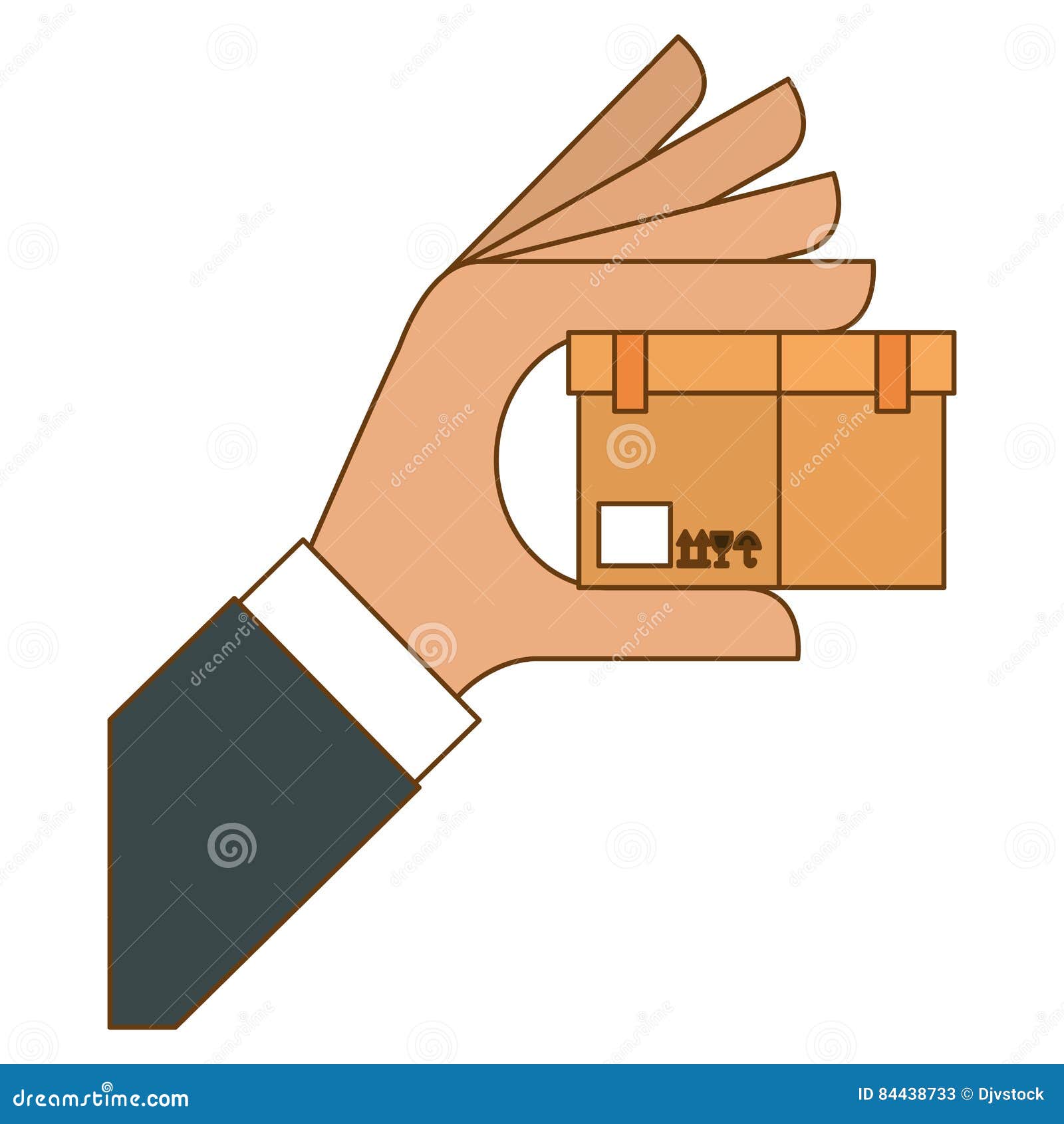 Cargo Shipping or Handling Related Icons Image Stock Illustration ...