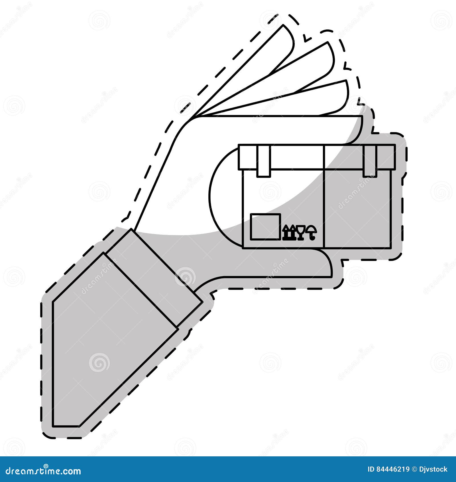 Cargo Shipping or Handling Related Icons Image Stock Illustration ...