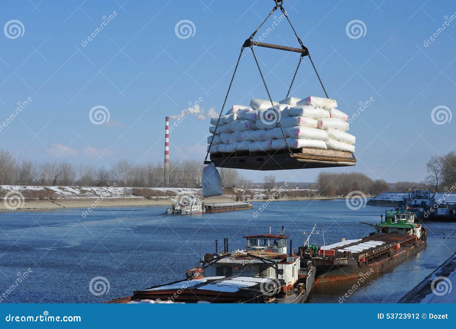 Cargo ships editorial photography. Image of loading, maritime - 53723912
