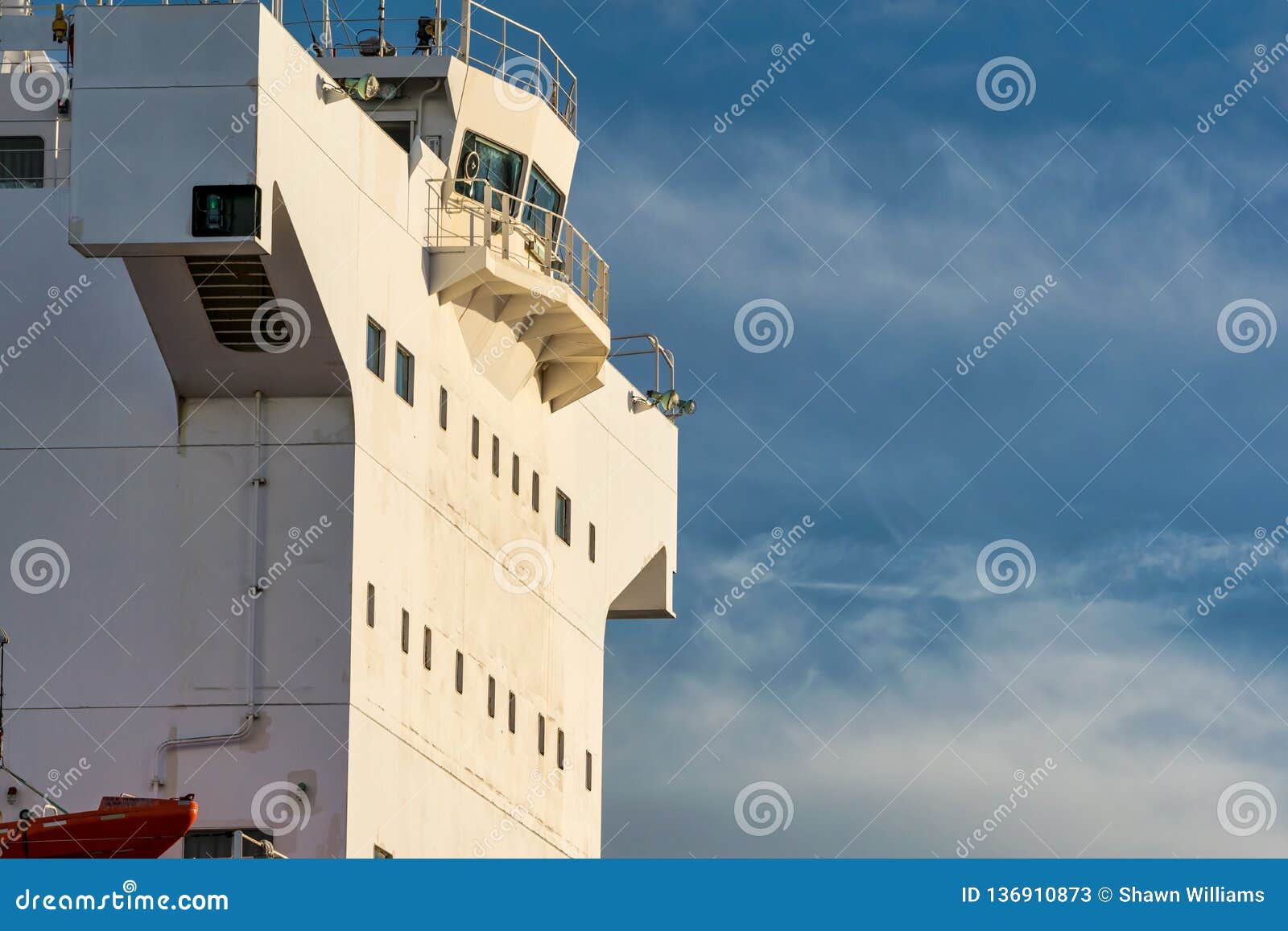 Cargo Ships Bridge stock image. Image of assistance - 136910873