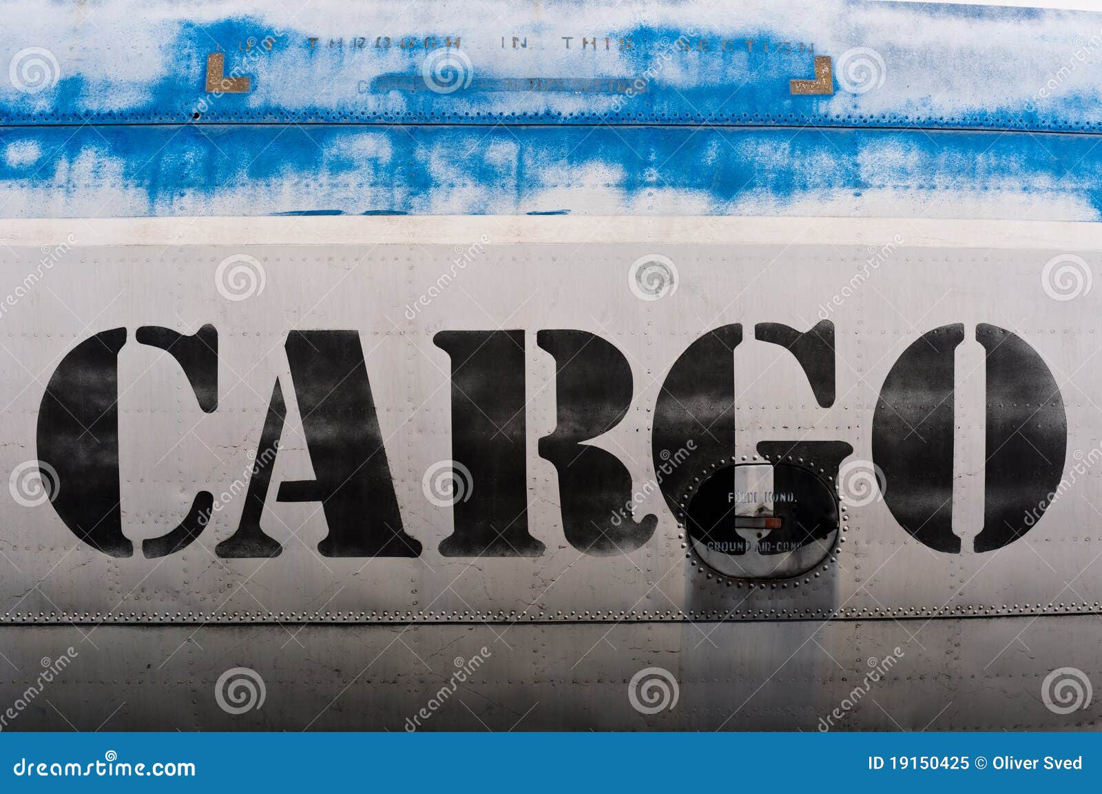 Cargo sign stock image. Image of time, arrival, transport - 19150425