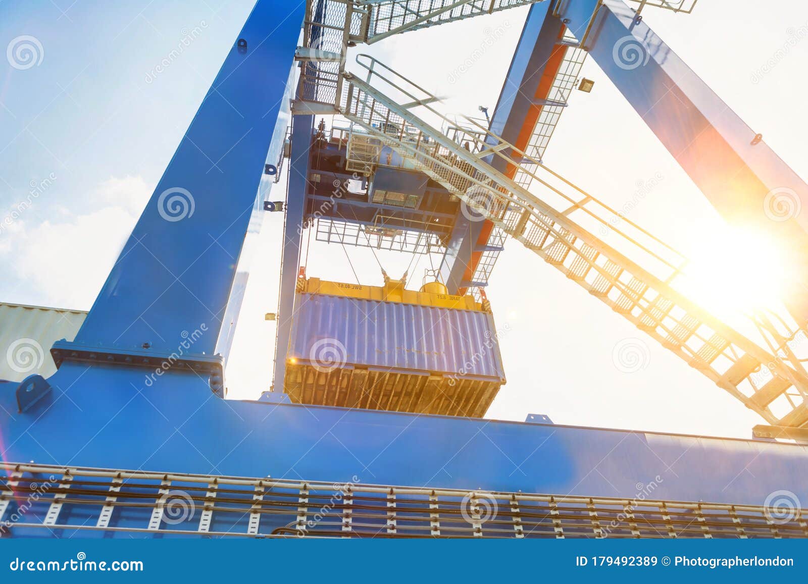 Photo of Cargo Terminal stock image. Image of delivery - 179492389