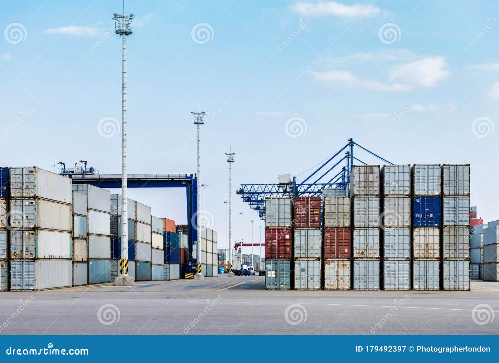 Photo of Cargo Terminal stock image. Image of imported - 179492397