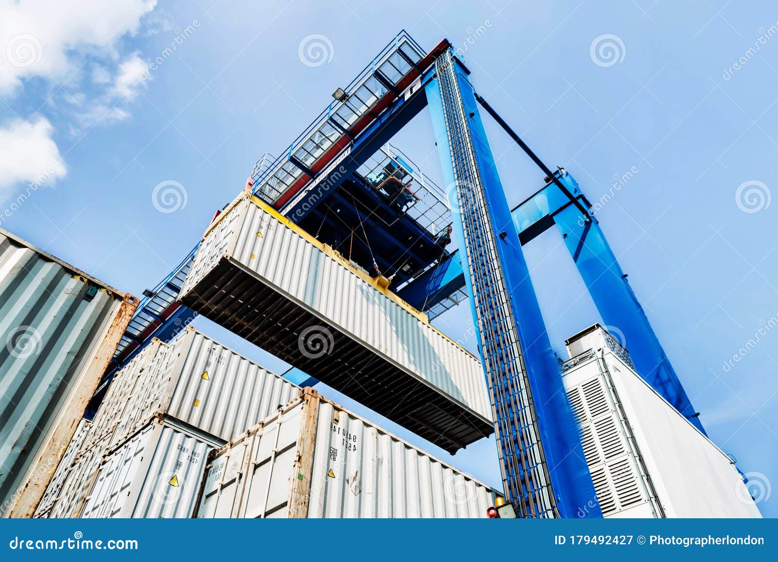 Photo of Cargo Terminal stock image. Image of deliver - 179492427