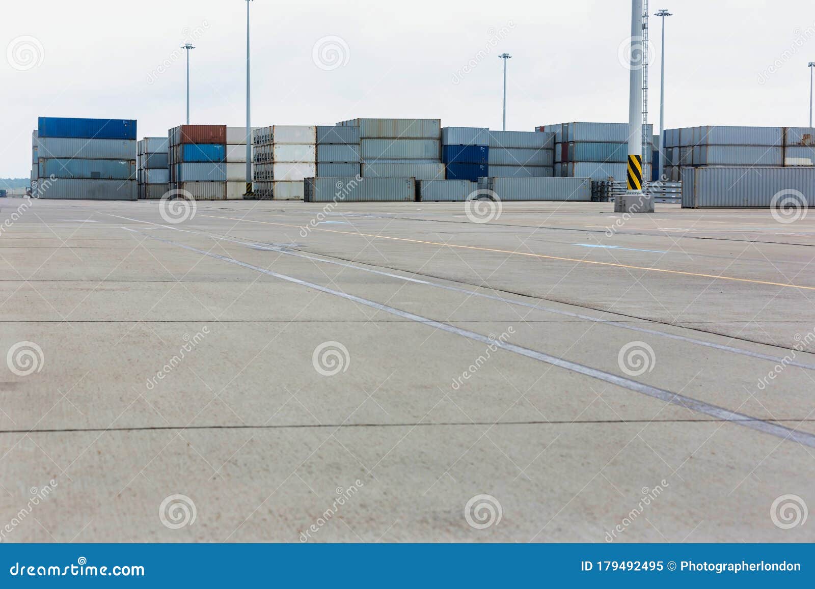 Photo of Cargo Terminal stock image. Image of interior - 179492495