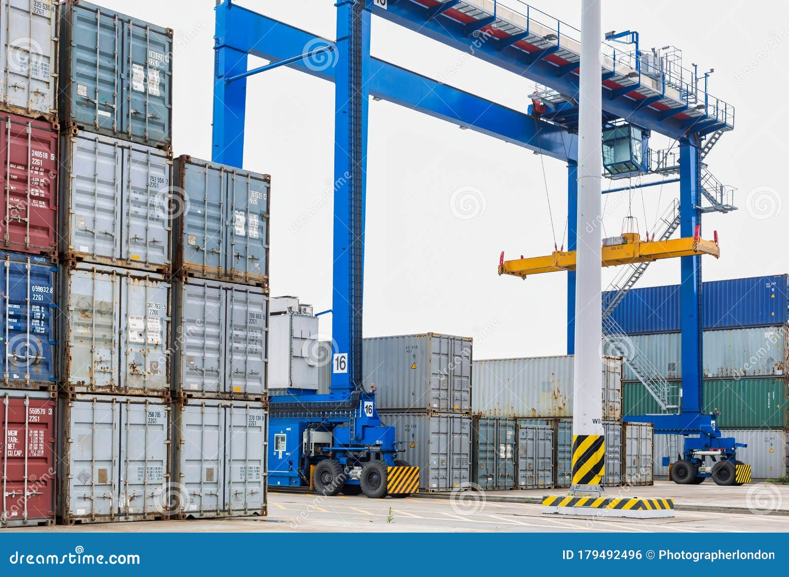 Photo of Cargo Terminal stock photo. Image of logistic - 179492496