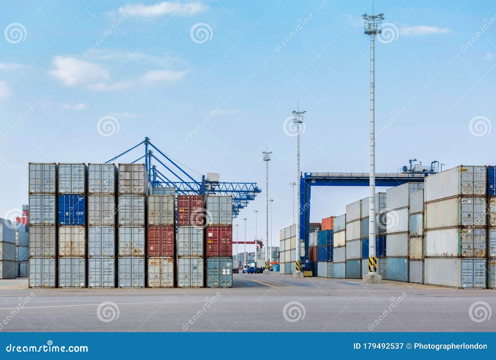 Photo of Cargo Terminal stock image. Image of company - 179492537