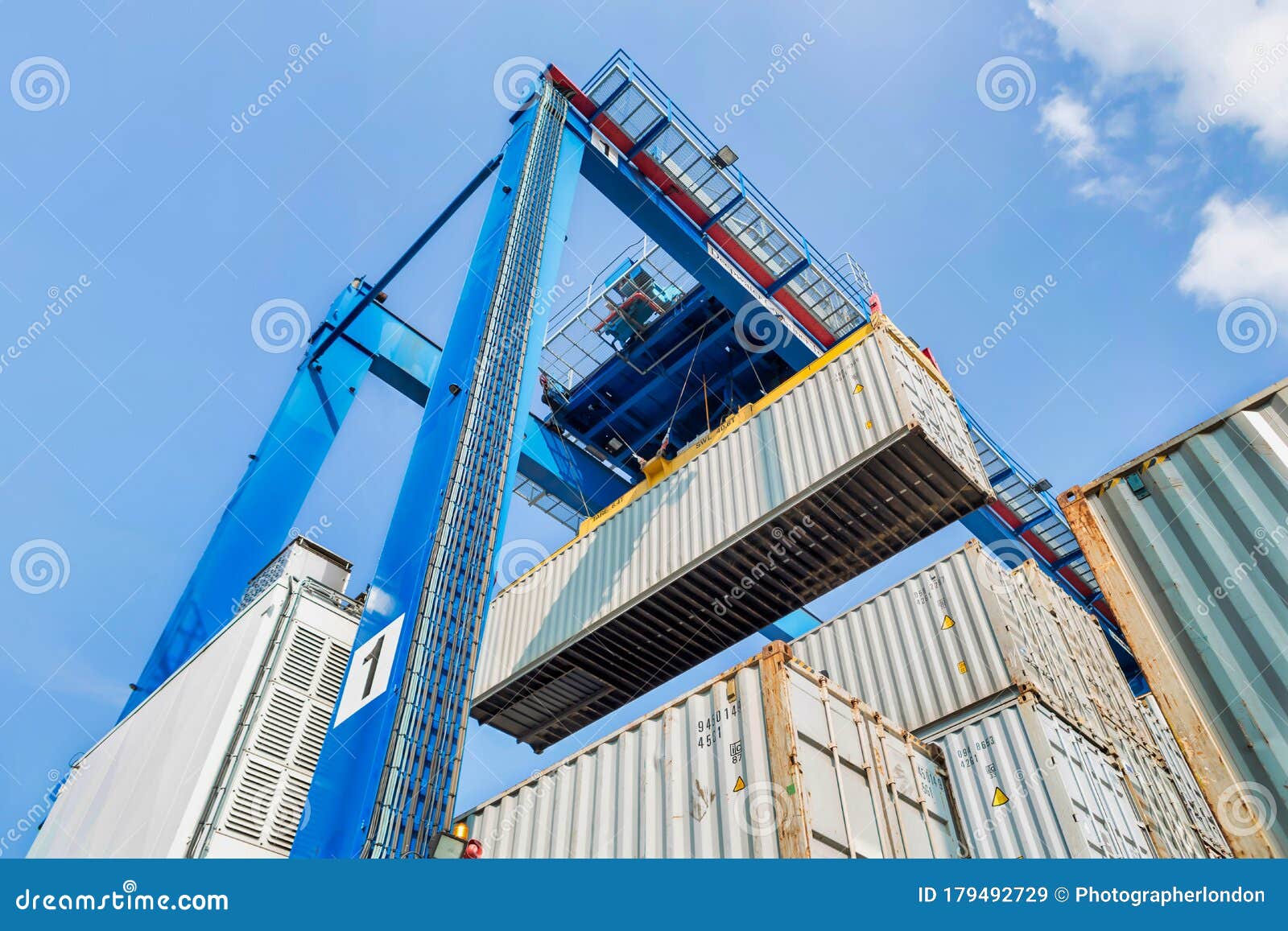 Photo of Cargo Terminal stock image. Image of machinery - 179492729