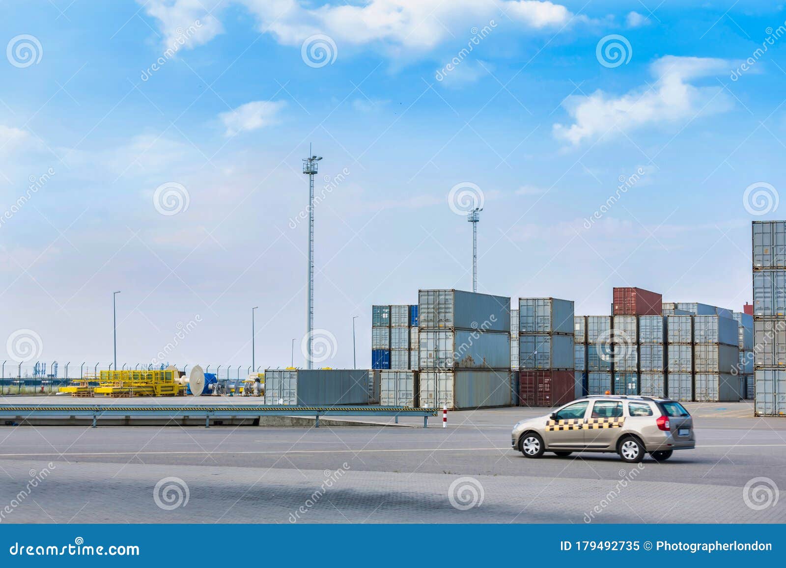 Photo of Cargo Terminal stock image. Image of parcel - 179492735