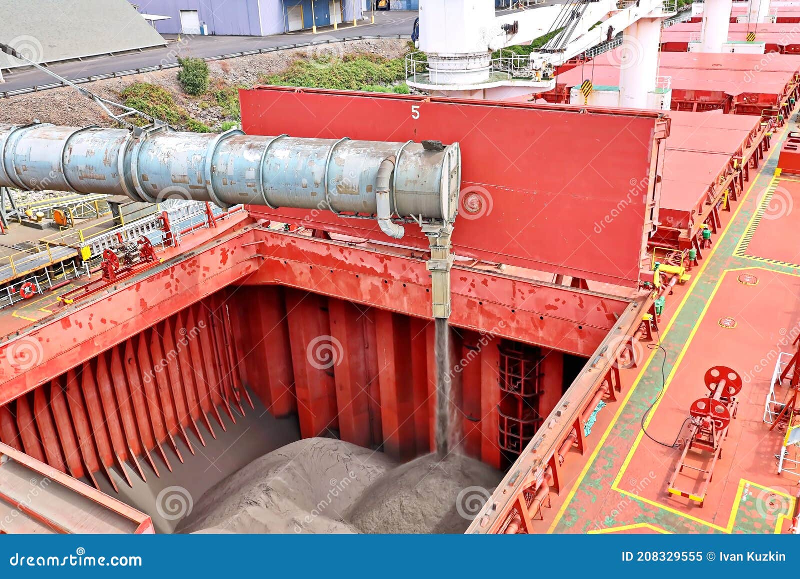 Cargo Terminal for Loading Bulk Cargo of Cooper Concentrates by Shore ...