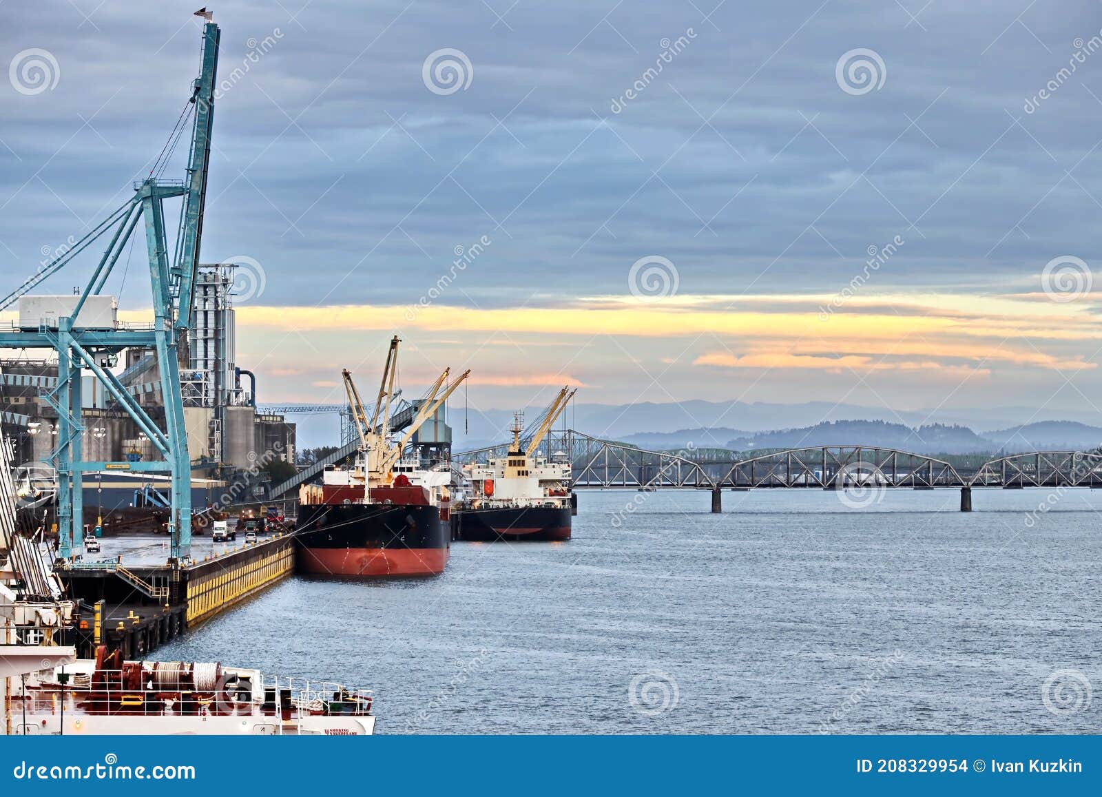Cargo Terminal for Loading Bulk Cargo of Cooper Concentrates by Shore ...