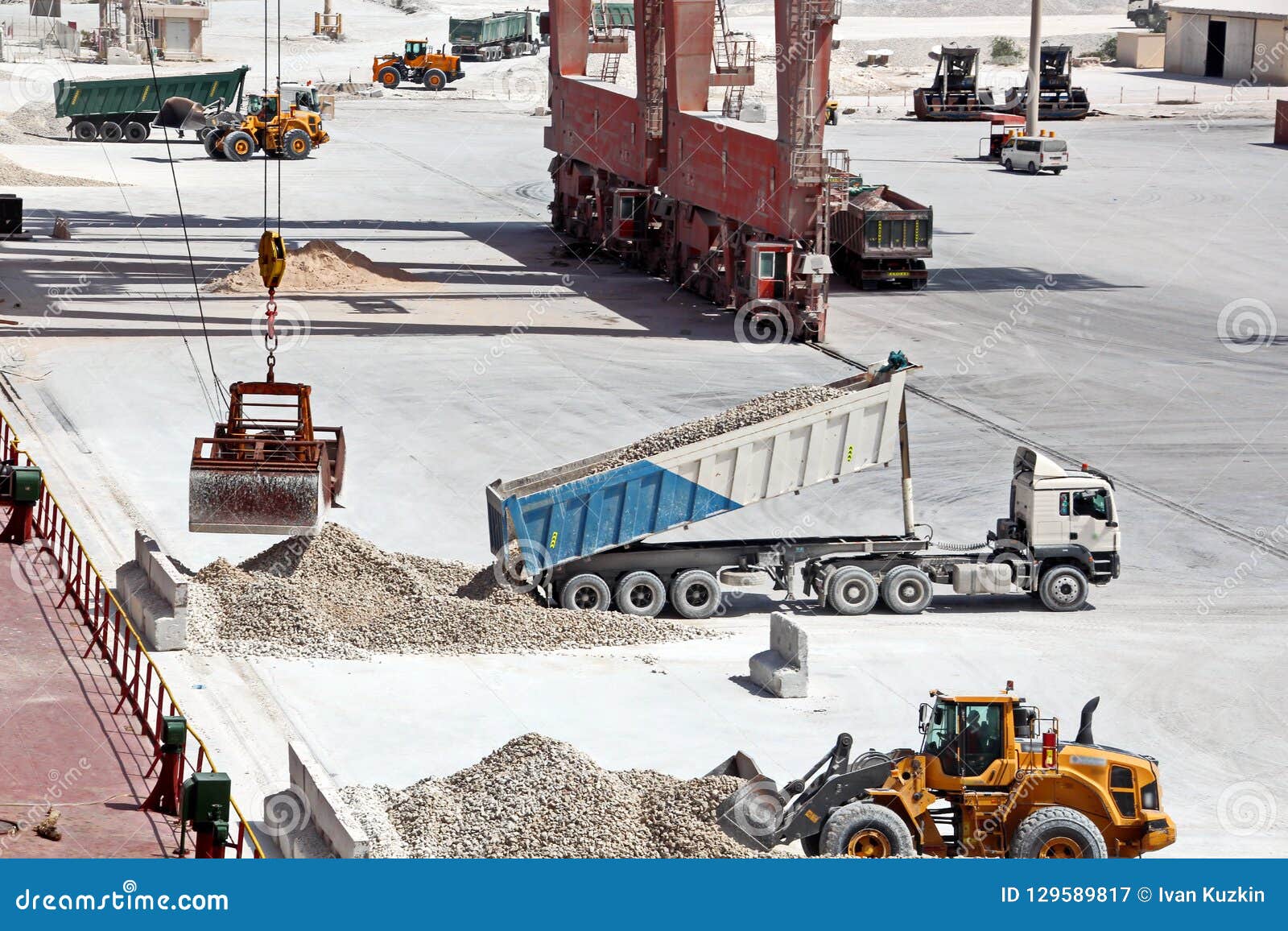 Cargo Terminal for Loading of Gypsum Cargo by Ship Cranes To Bulk ... Cargo Terminal for Loading of Gypsum Cargo by Ship Cranes To Bulk ...