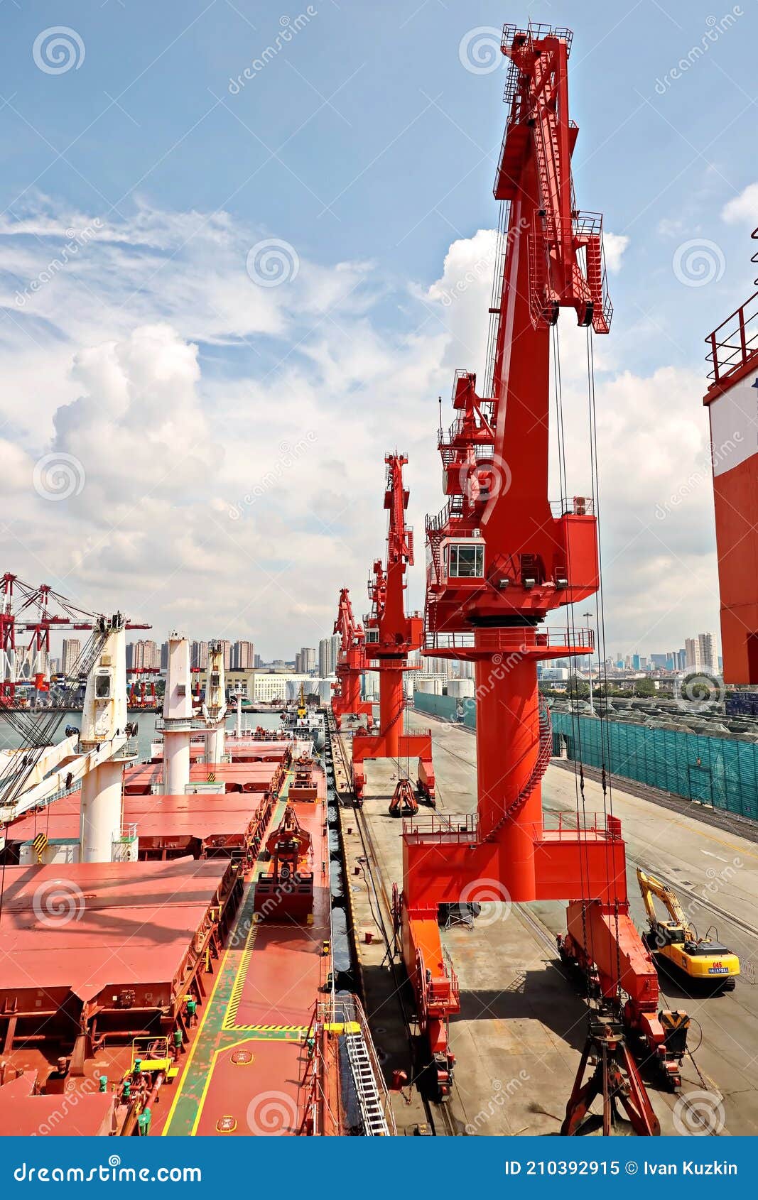 Cargo Terminal for Unloading Bulk Cargo of Cooper Concentrates by Shore ...