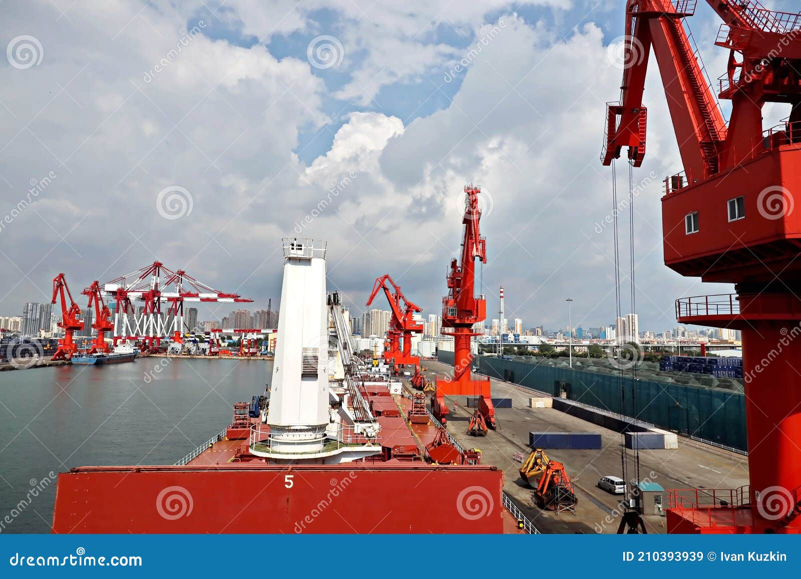 Cargo Terminal for Unloading Bulk Cargo of Cooper Concentrates by Shore ...