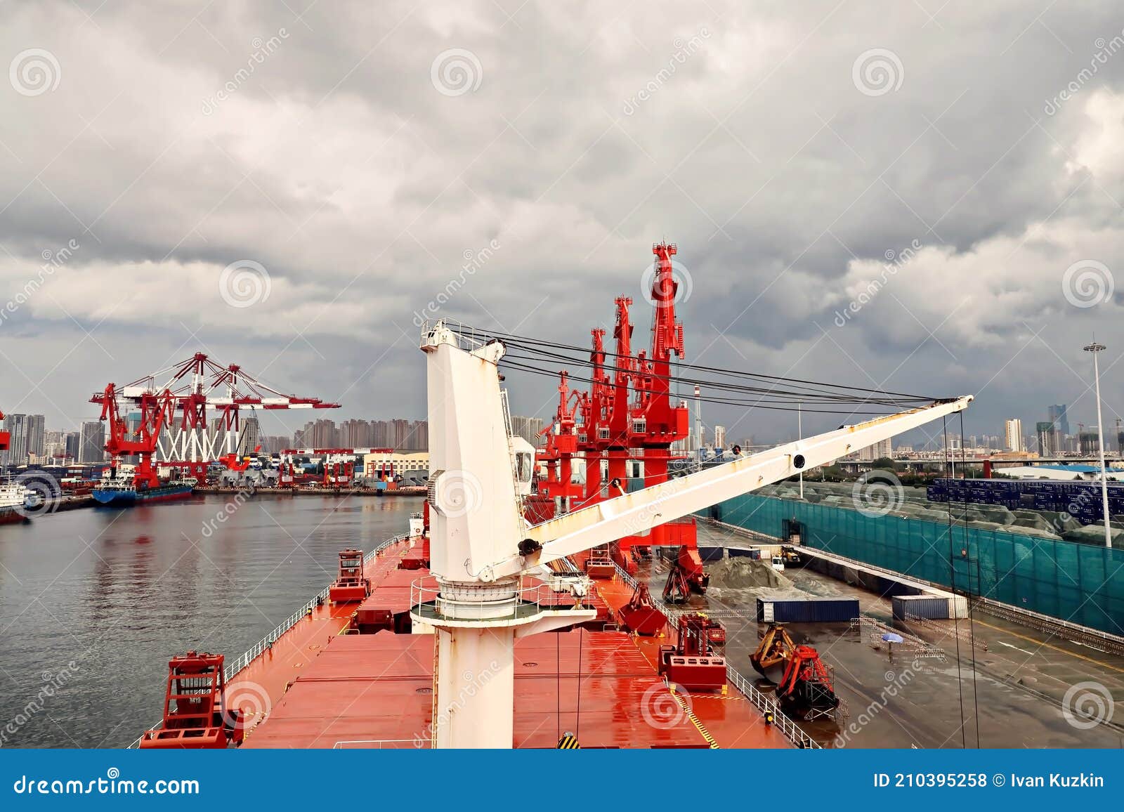 Cargo Terminal for Unloading Bulk Cargo of Cooper Concentrates by Shore ...