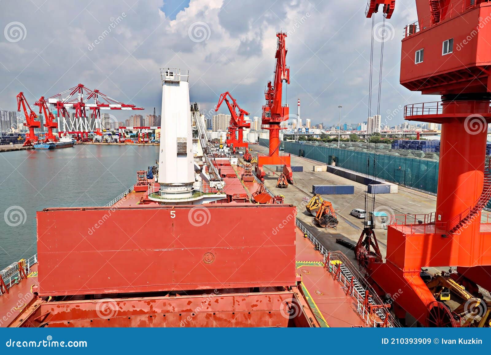 Cargo Terminal for Unloading Bulk Cargo of Cooper Concentrates by Shore ...