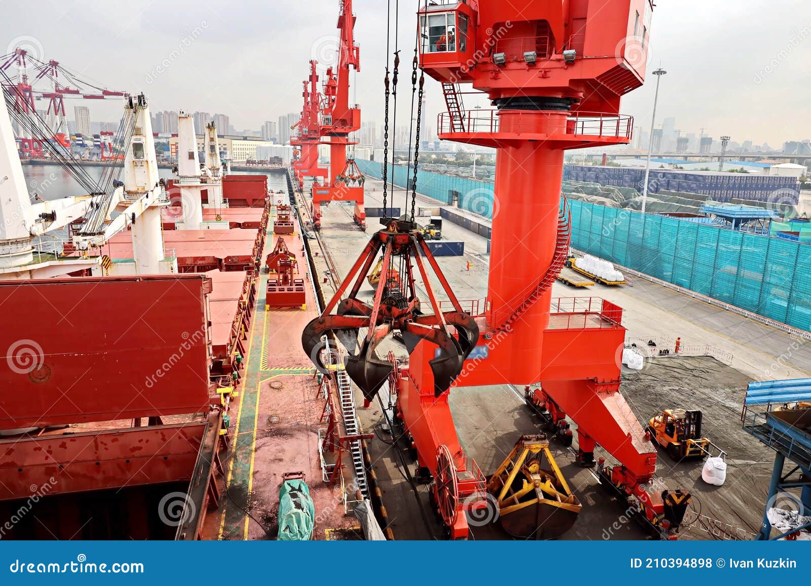 Cargo Terminal for Unloading Bulk Cargo of Cooper Concentrates by Shore ...