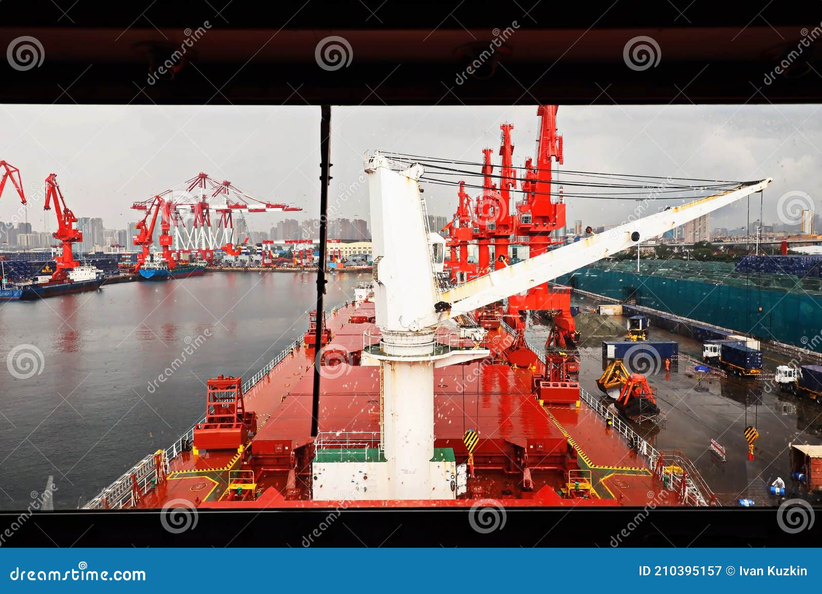Cargo Terminal for Unloading Bulk Cargo of Cooper Concentrates by Shore ...