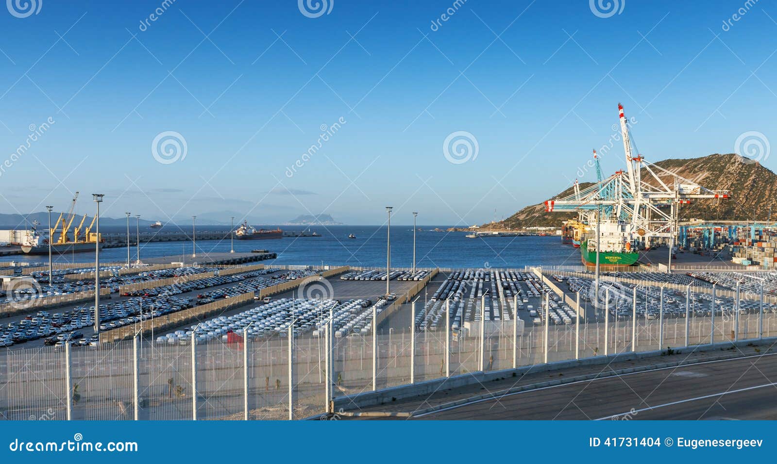 Cargo Terminals in Tanger-Med, Morocco Editorial Stock Image - Image of ...