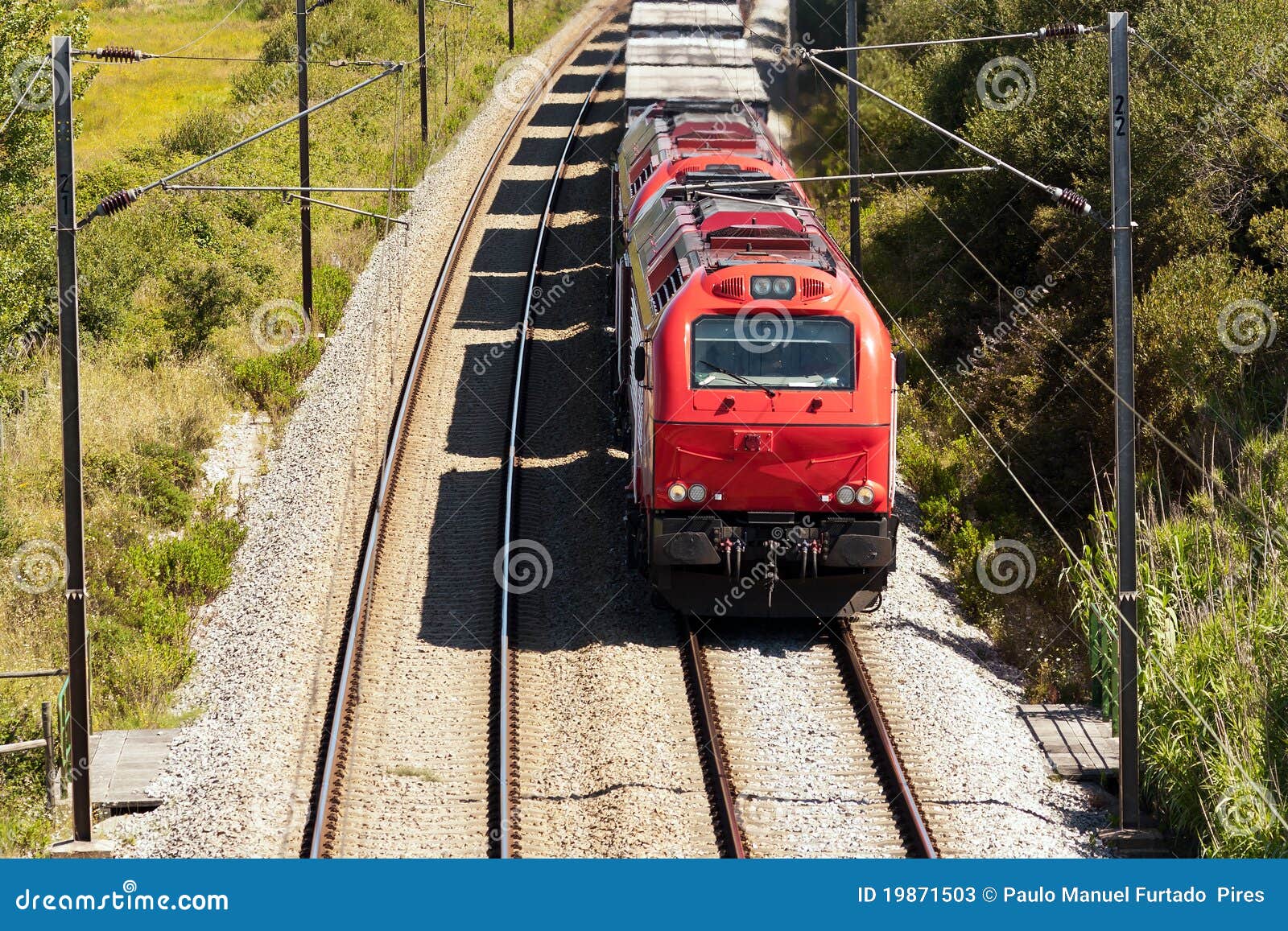 Cargo Train stock image. Image of business, direction - 19871503