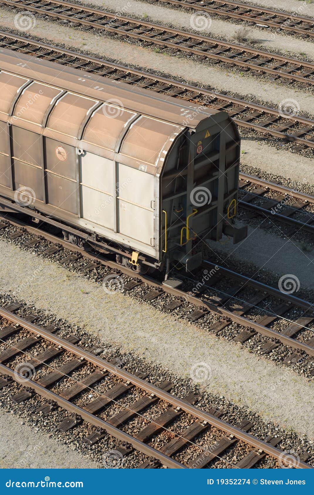 Cargo Train Car stock photo. Image of boxcar, mode, railway - 19352274