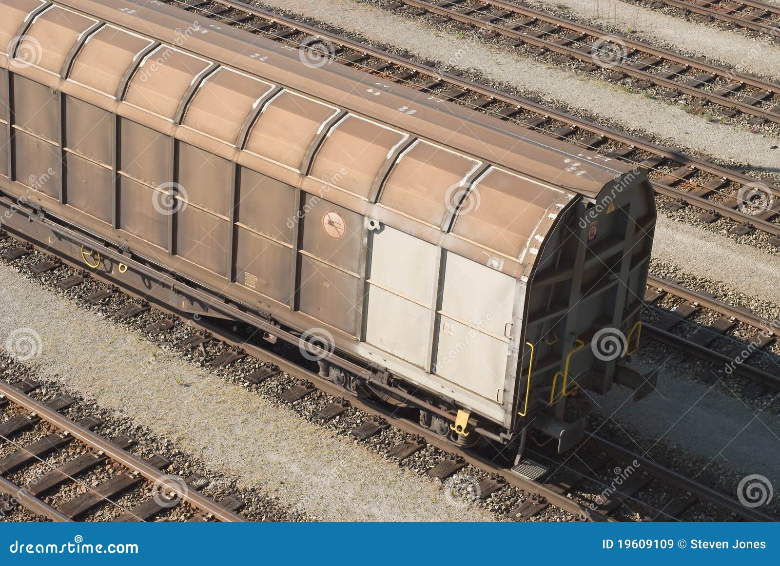 Cargo Train Car stock image. Image of rail, logistic - 19609109