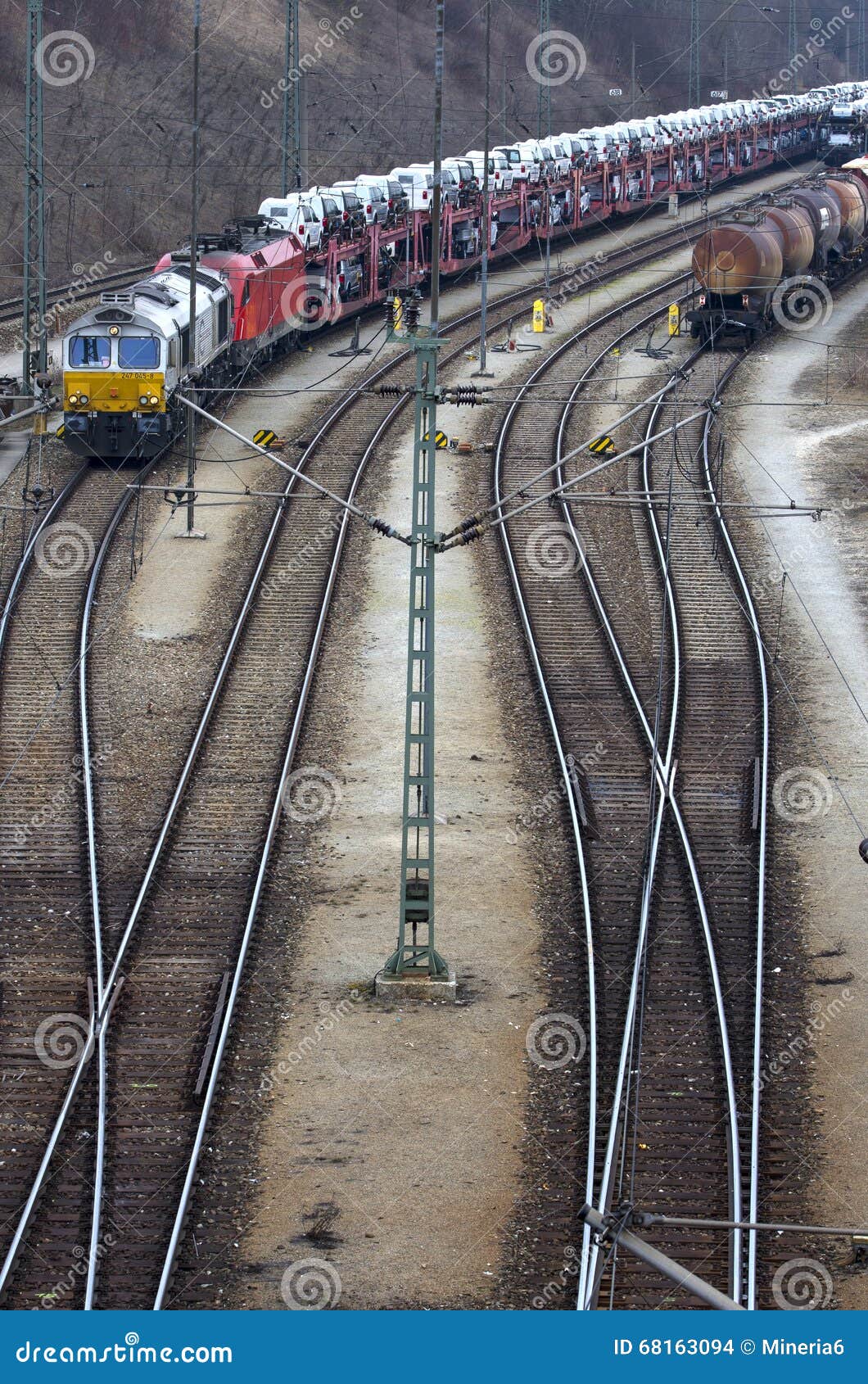 Cargo train stock photo. Image of retail, carrying, platform - 68163094
