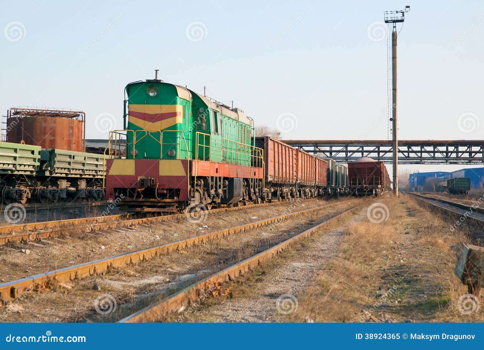 Cargo train stock image. Image of rail, delivery, train - 38924365