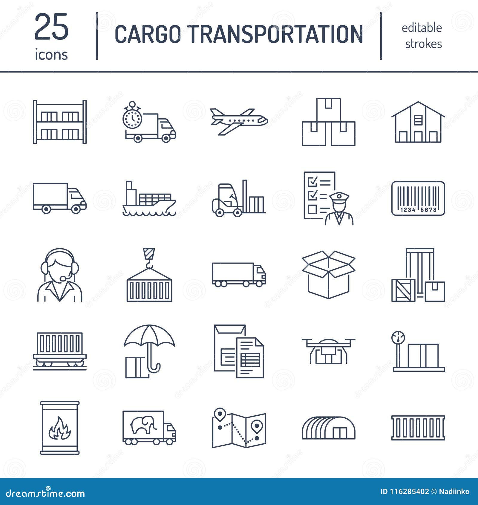Labeling Line Icons Collection Sorting Identifying Categorizing