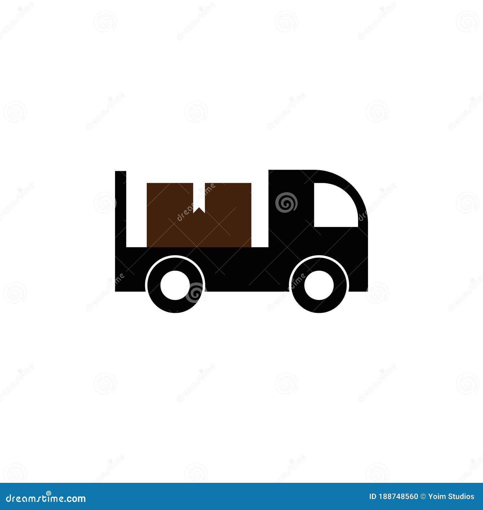 Cargo Truck Vector Design Template Illustration Stock Vector ...