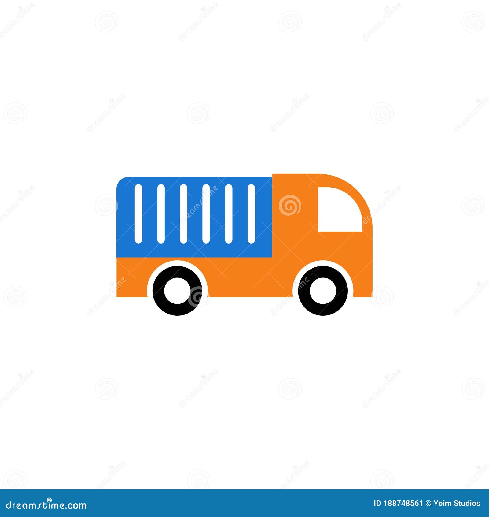 Cargo Truck Vector Design Template Illustration Stock Vector ...