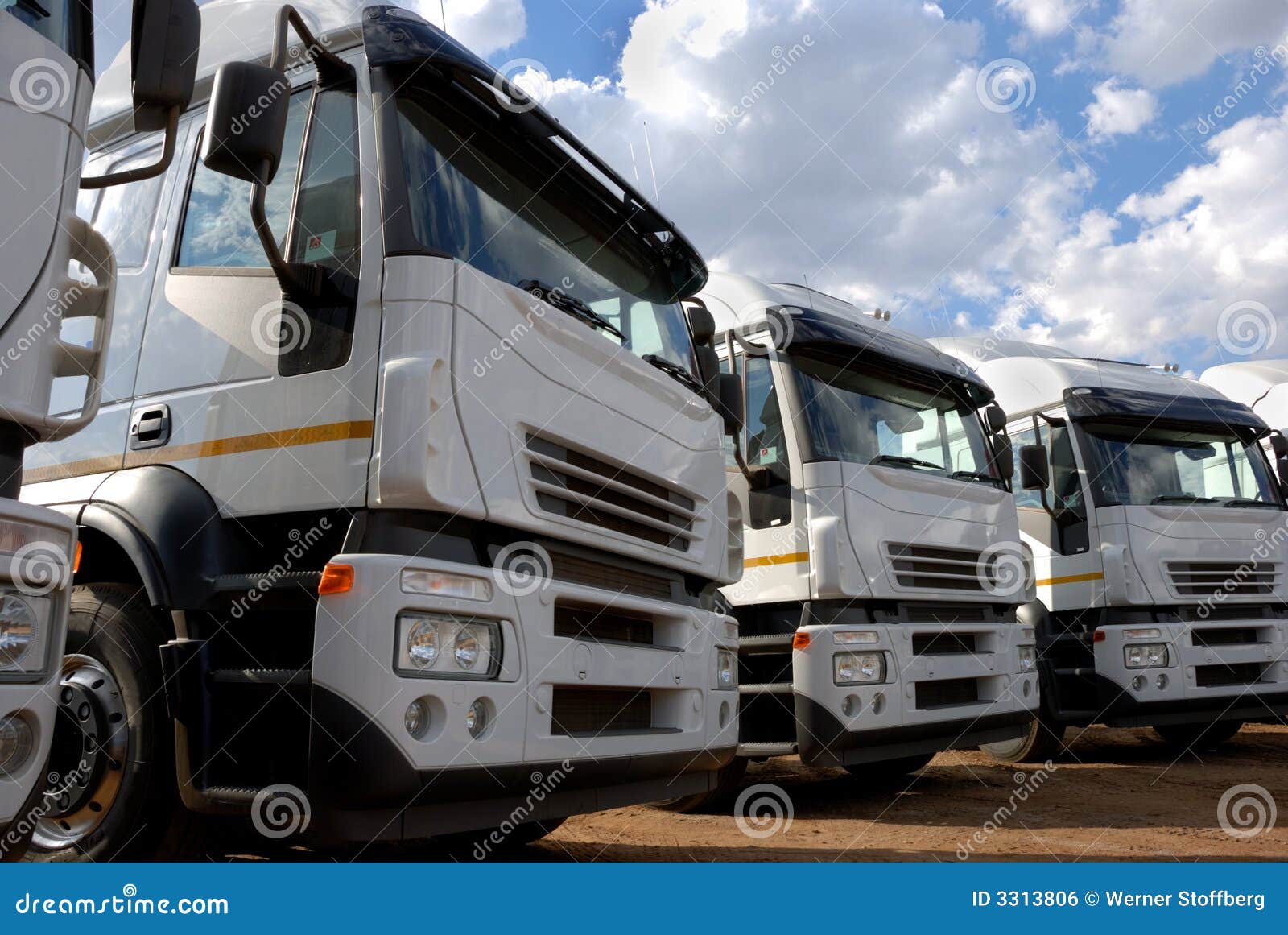 Cargo Trucks stock photo. Image of lorry, strong, trailer - 3313806