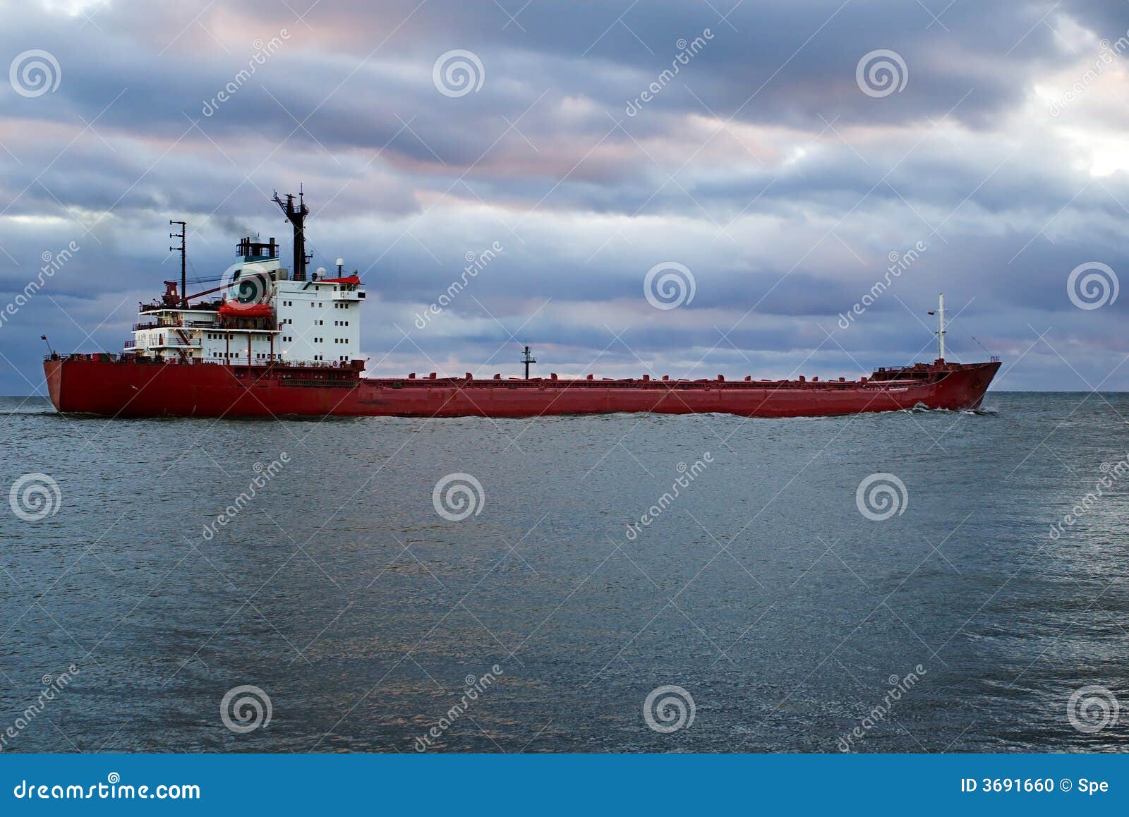 Cargo Vessel Going To The Open Sea Picture. Image: 3691660