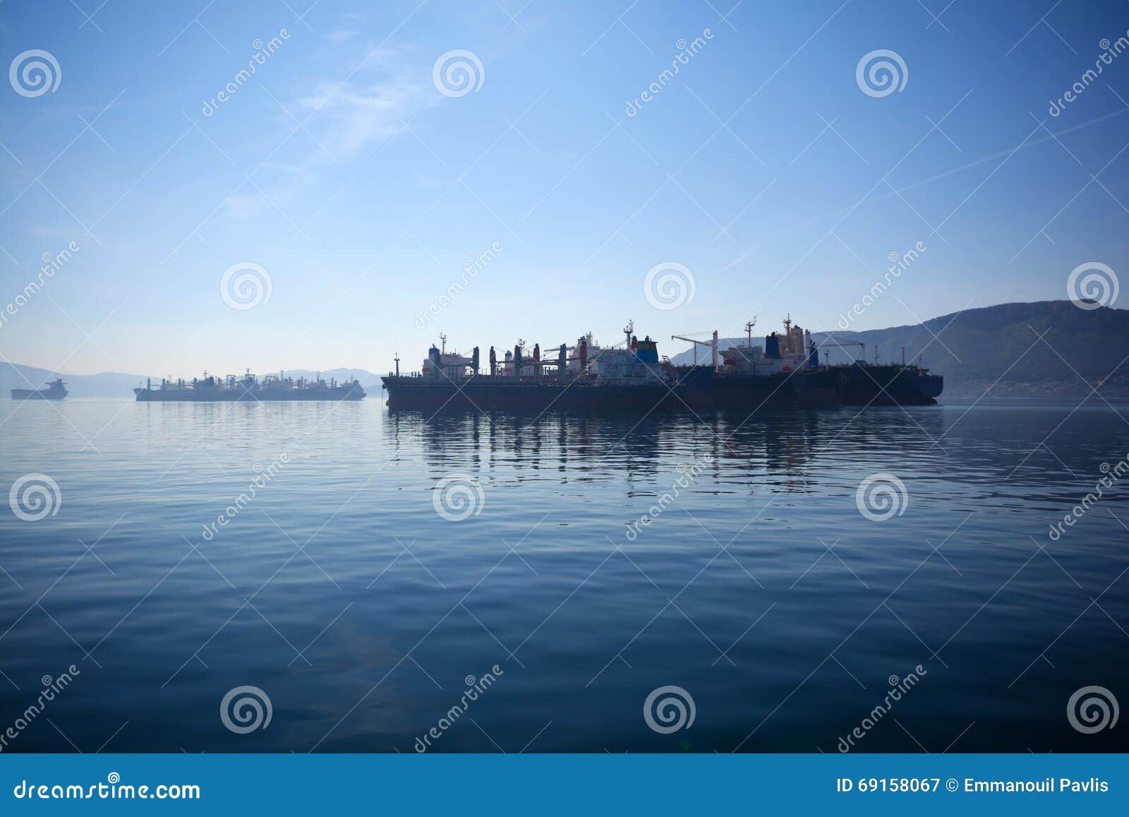 Cargo vessels stock image. Image of berth, hull, boat - 69158067