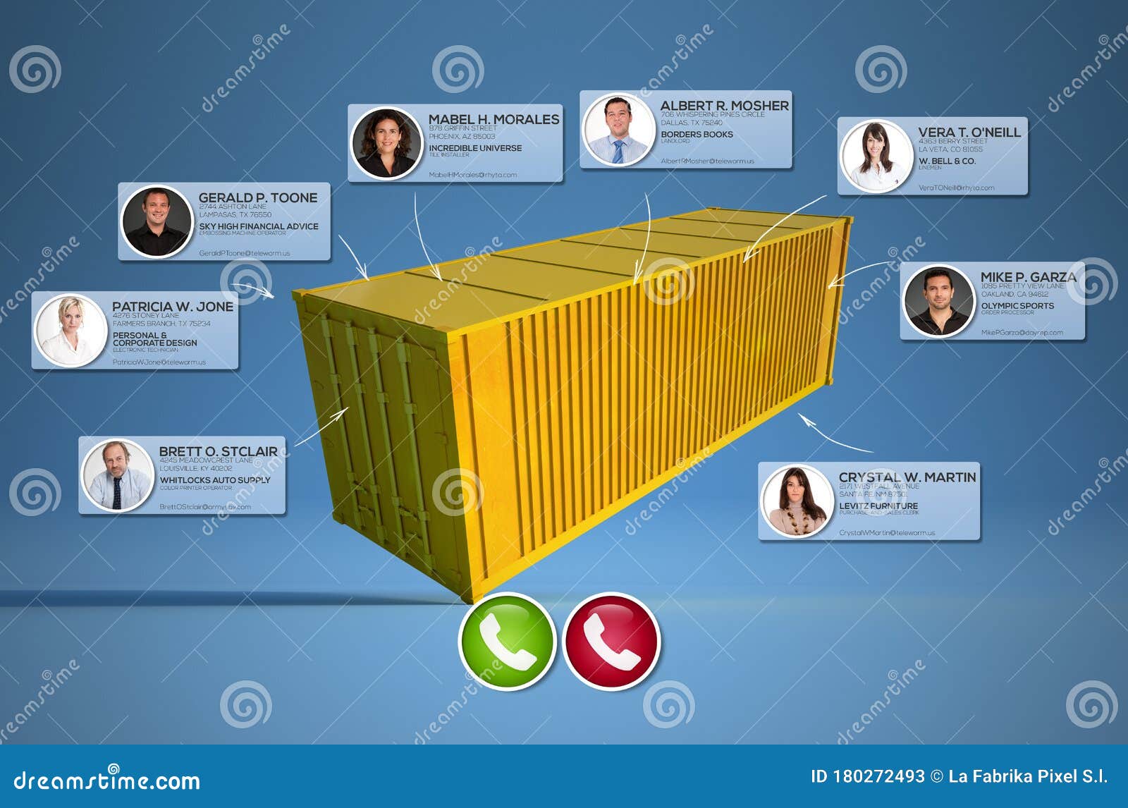 Cargo video conference stock image. Image of cargo, customer - 180272493