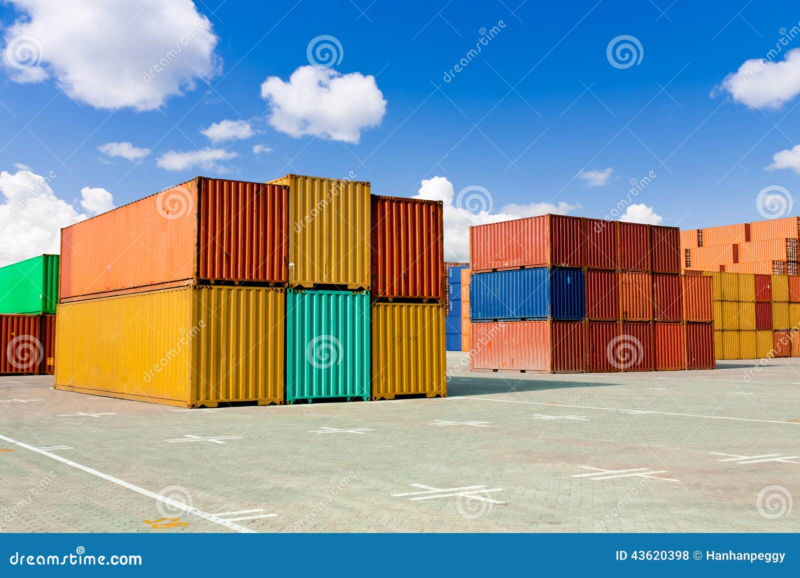 Cargos stock photo. Image of load, containers, dock, loading - 43620398