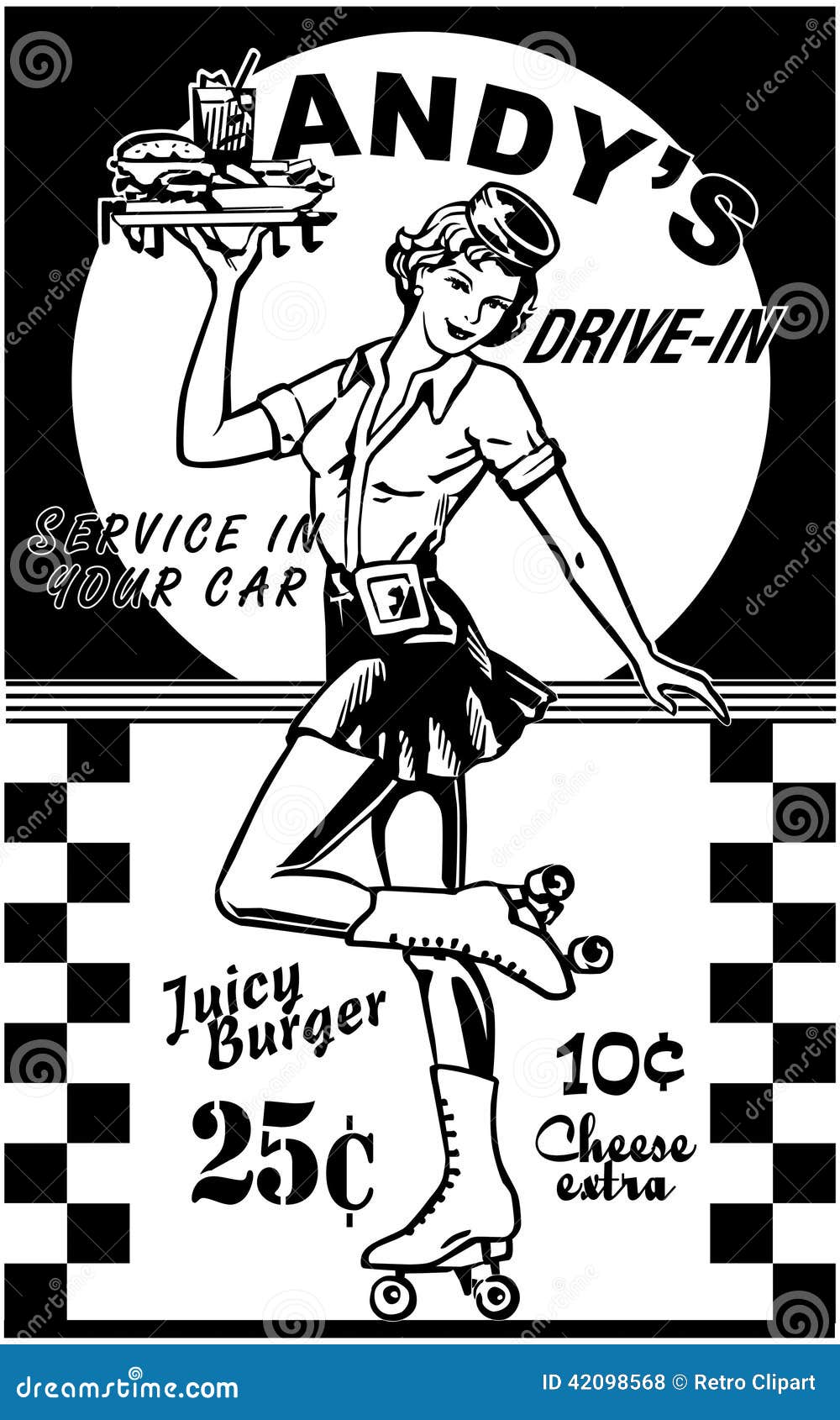Carhop Cartoons, Illustrations & Vector Stock Images - 13 Pictures to ...
