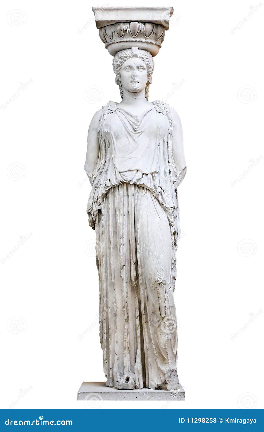 Cariátide Grega Do Erechtheion Foto de Stock - Imagem de feriados, arte ...