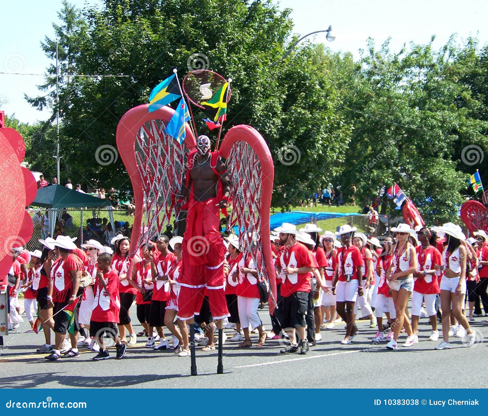 Caribana Parade in Toronto editorial stock photo. Image of clouds ...