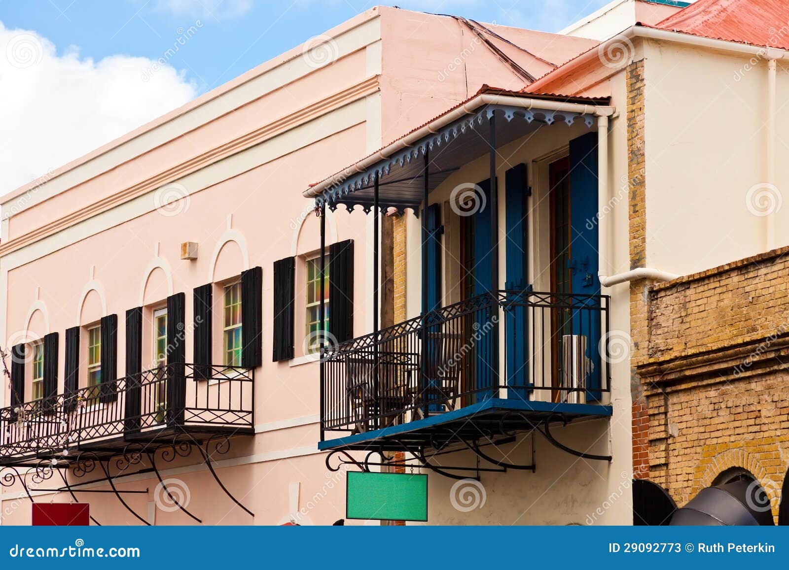 Caribbean Architecture stock image. Image of pattern - 29092773