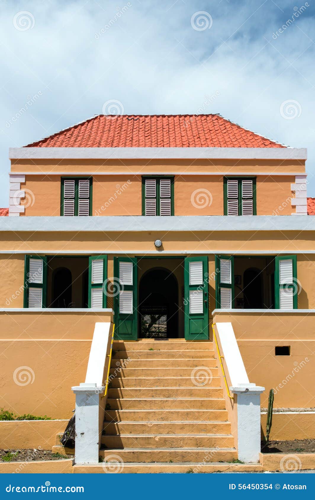 Caribbean Architecture stock photo. Image of antilles - 56450354